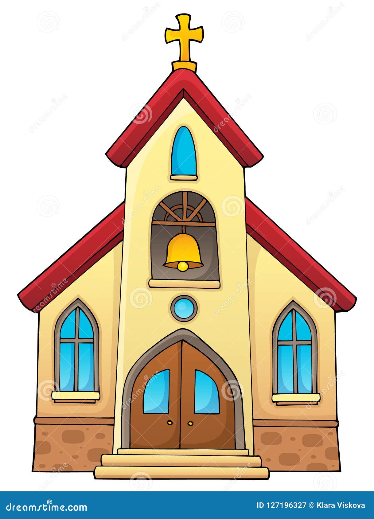 Church Building Hand Drawn. Continuous One Line Drawing Silhouette ... Church Building Hand Drawn. Continuous One Line Drawing Silhouette ...