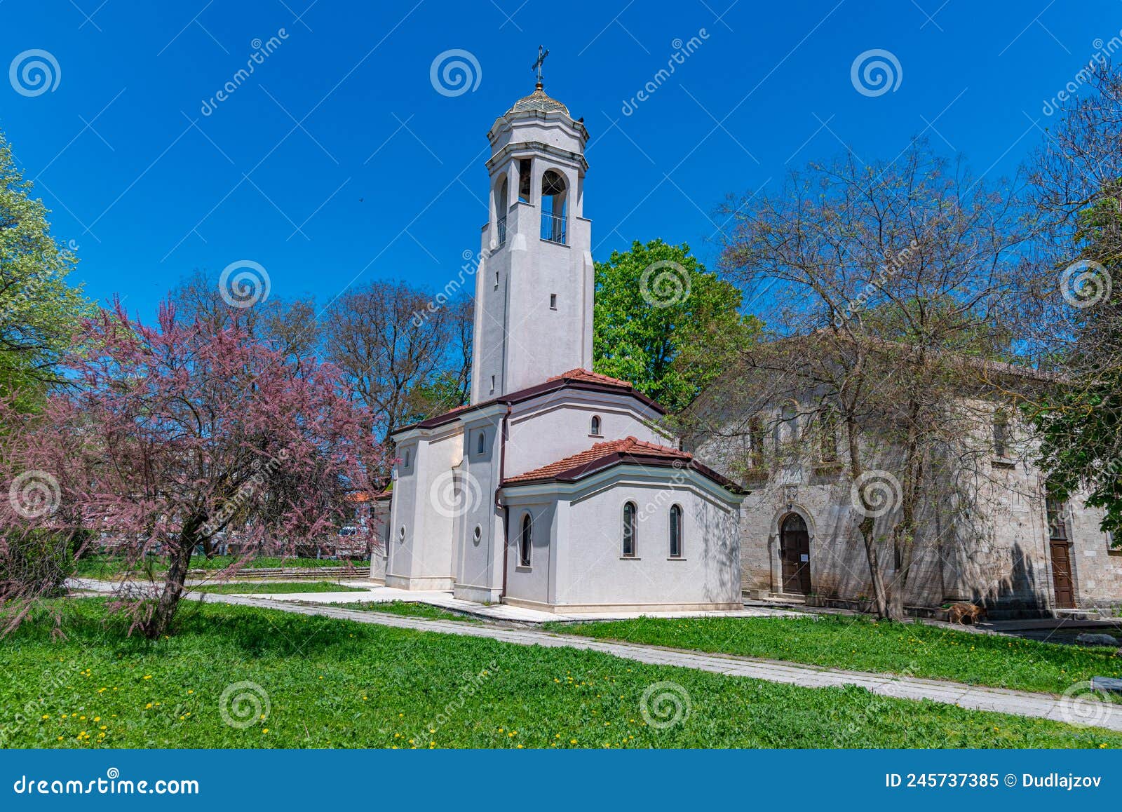 Church in Bulgarian Town Shabla. Stock Image - Image of house, famous ...