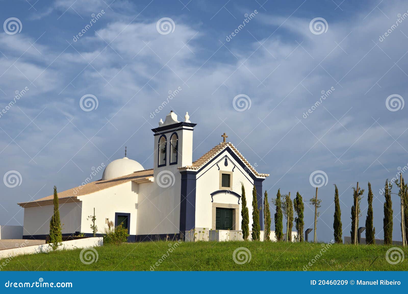 Church, Castro Marim stock image. Image of marim, building - 20460209