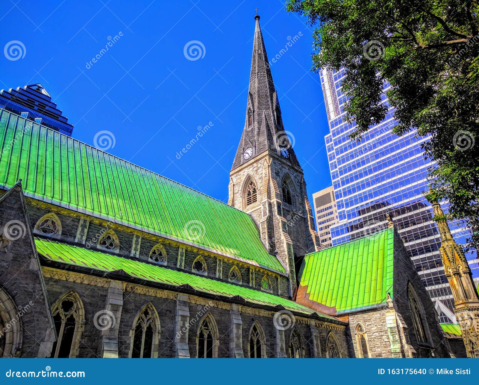Church Cathedral Side Street View Building View Stock Photo - Image of ...