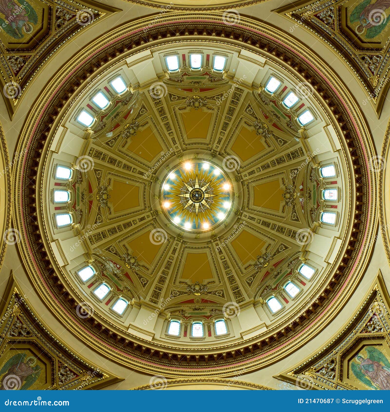 Church Ceiling Royalty Free Stock Photography - Image: 21470687