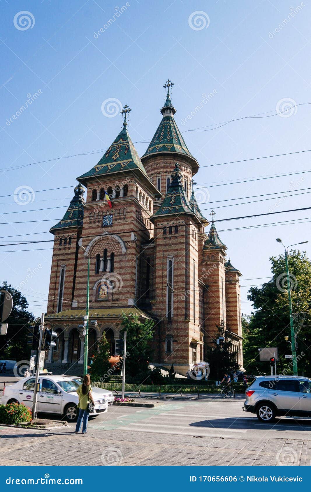 Church in Center of Timisoara Editorial Photo - Image of street, front ...