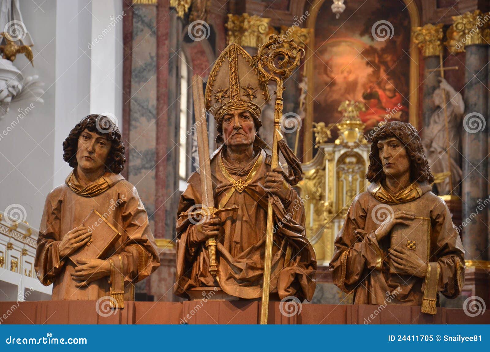 Church characters stock image. Image of germany, wurzburger - 24411705