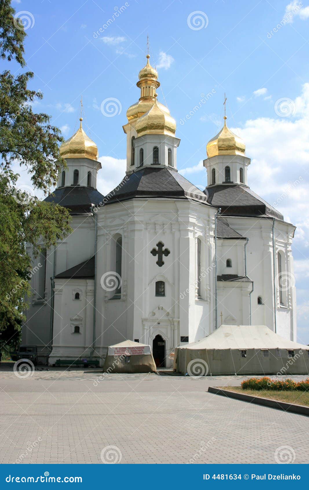 Church in Chernigov in Ukraine Stock Photo - Image of exterior ...