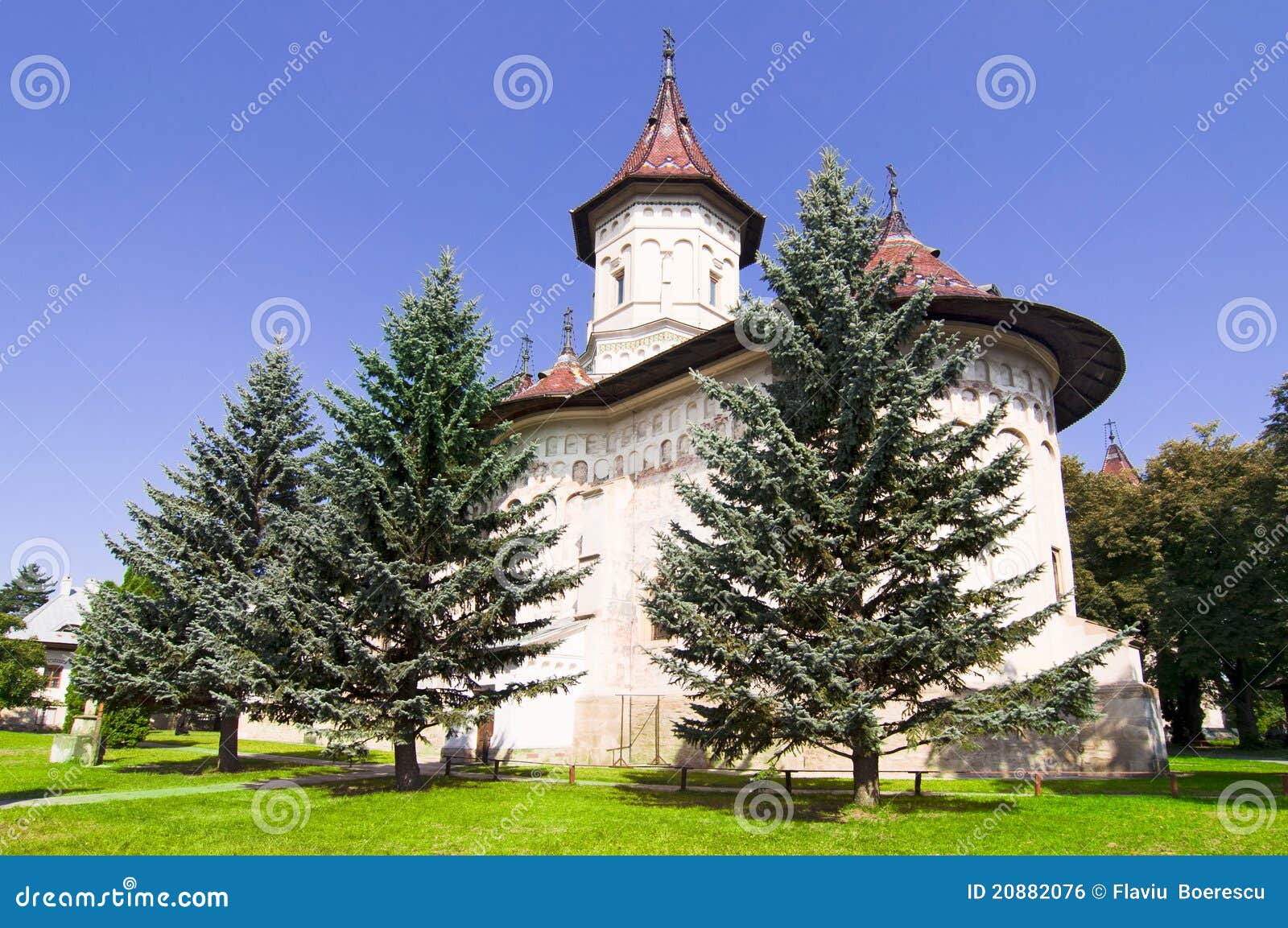 Church of Christian Monastery Stock Photo - Image of suceava, vertical ...