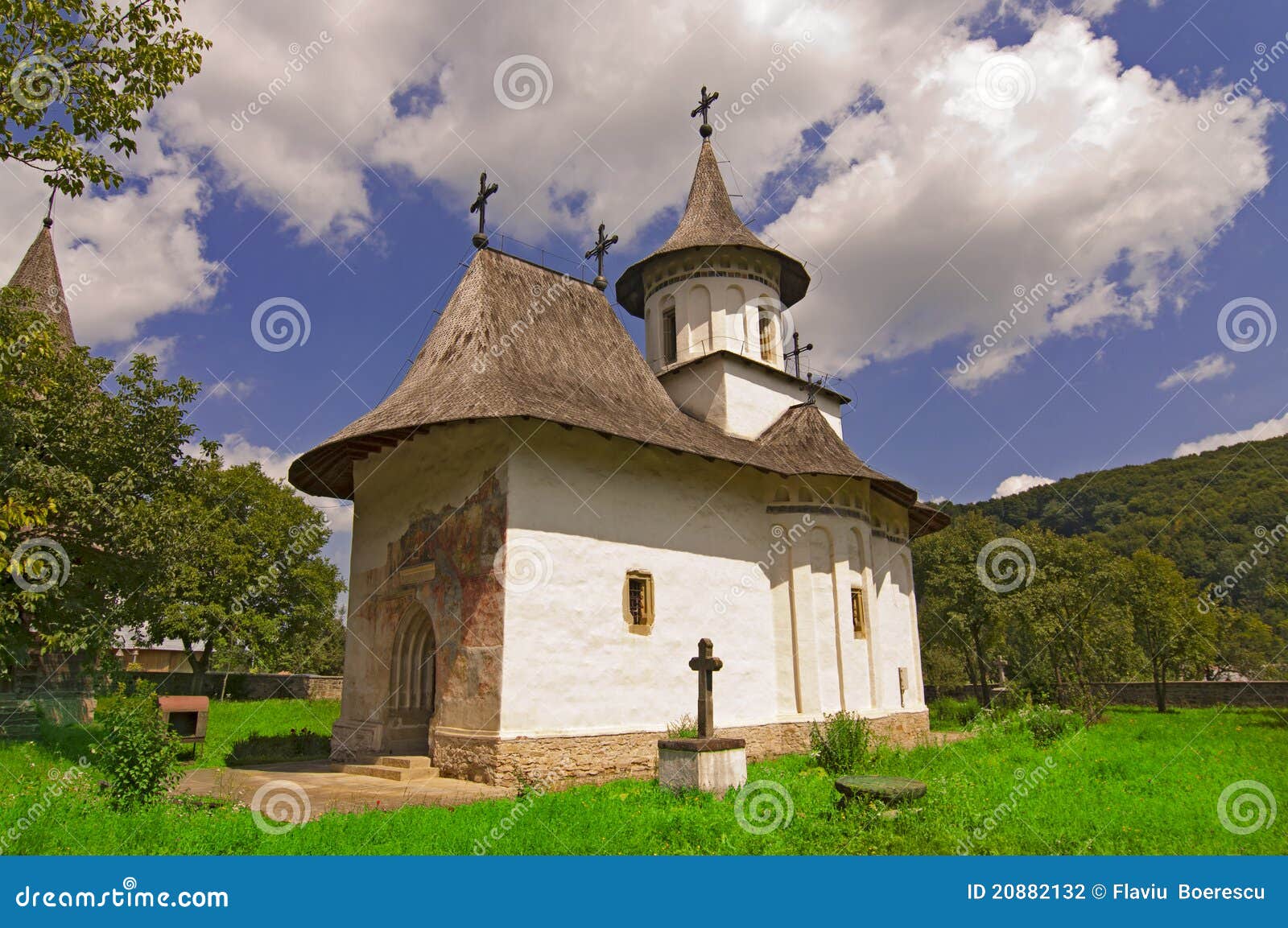 Church of Christian Monastery Stock Photo - Image of tradition, suceava ...