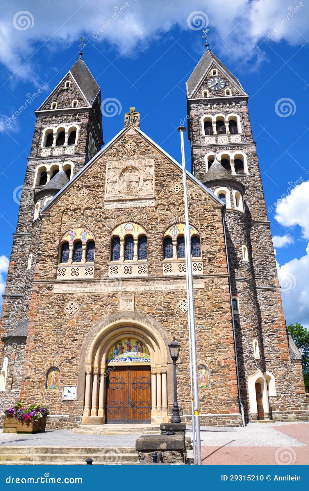 Church of Clervaux stock photo. Image of middle, building - 29315210