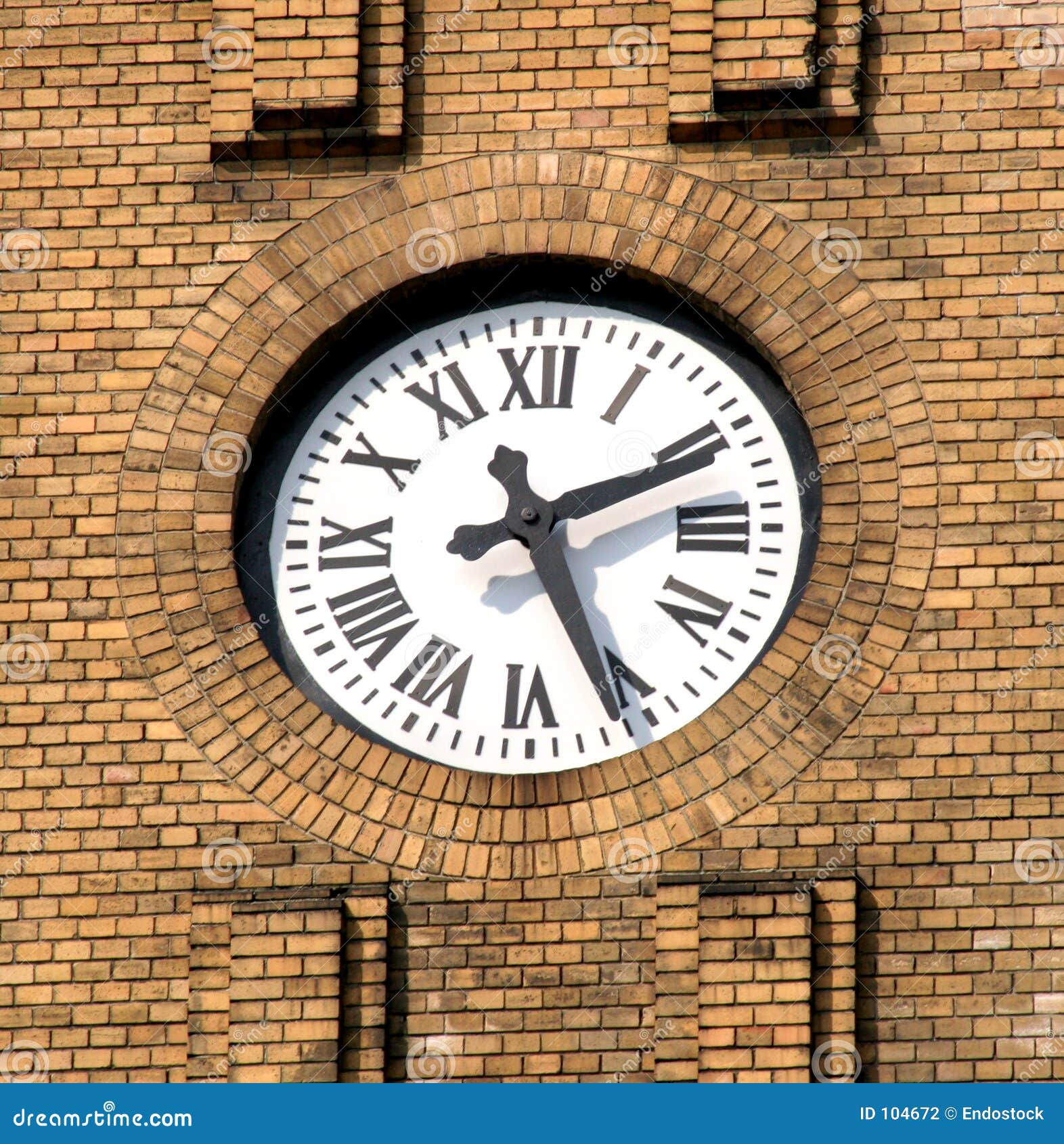 Church clock stock photo. Image of middle, hand, numbers - 104672