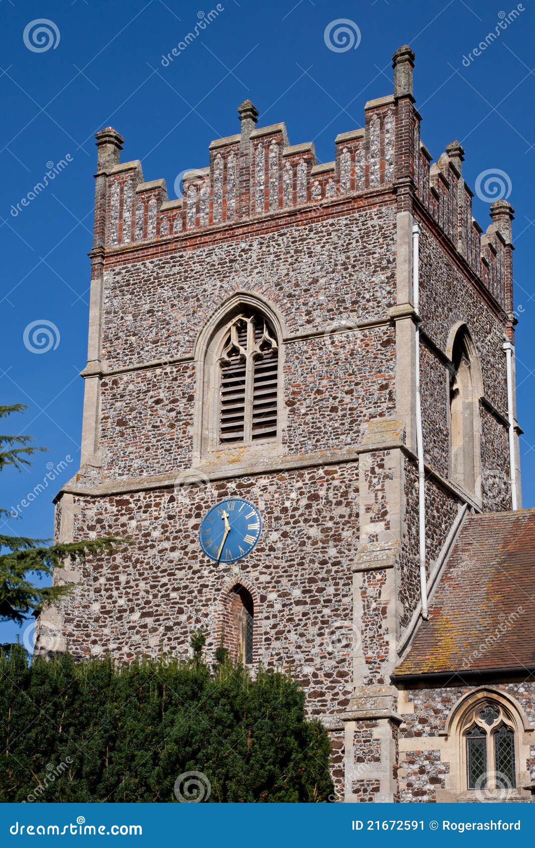Church Clock stock image. Image of building, europe, religion - 21672591