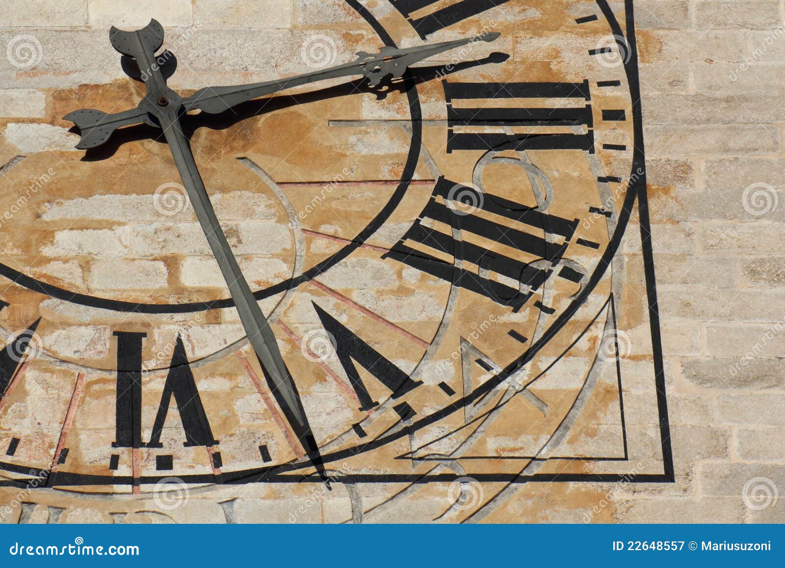 Church clock stock image. Image of brickwork, clock, religion - 22648557