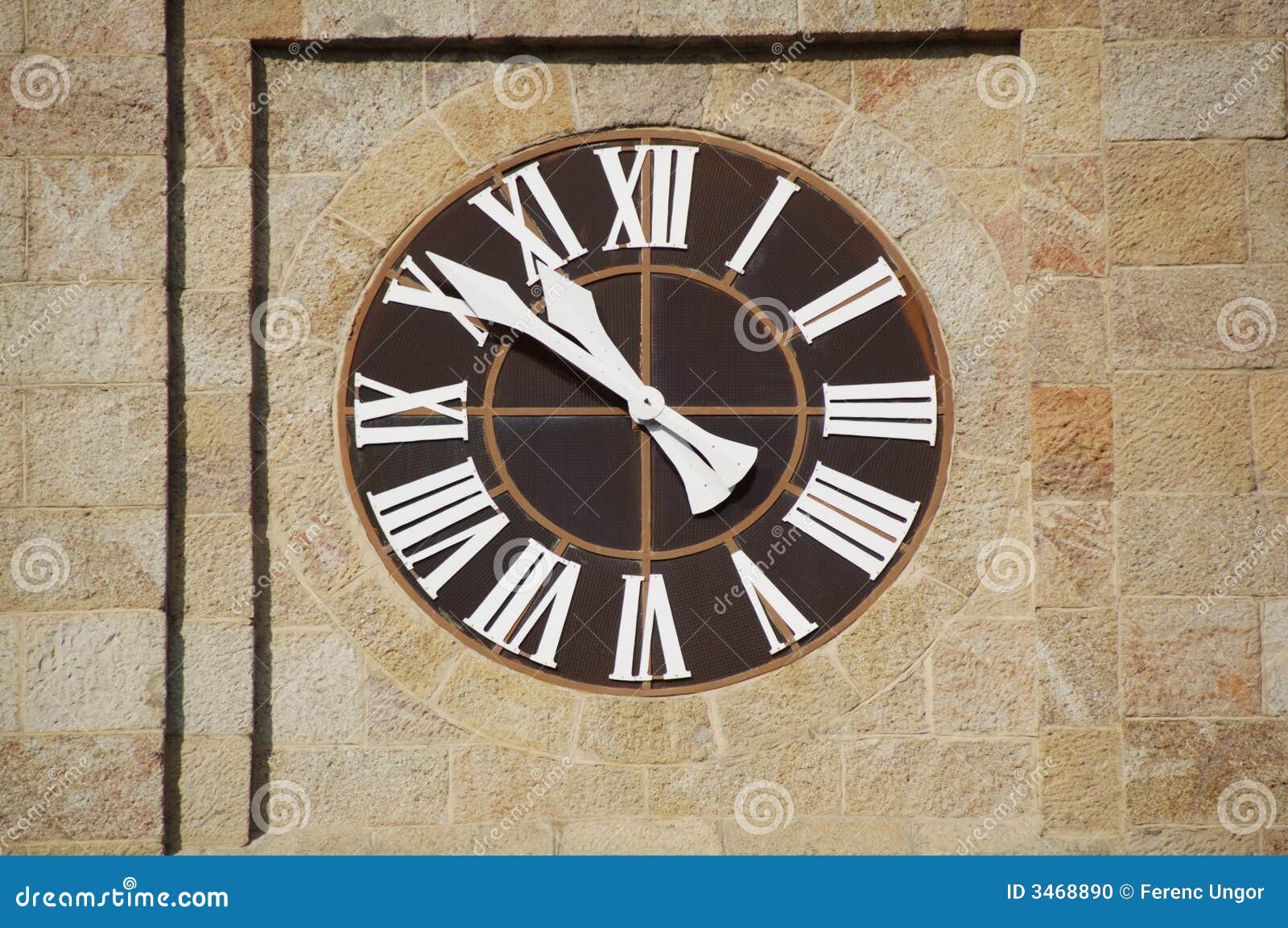 Church clock detail stock photo. Image of hours, watch - 3468890