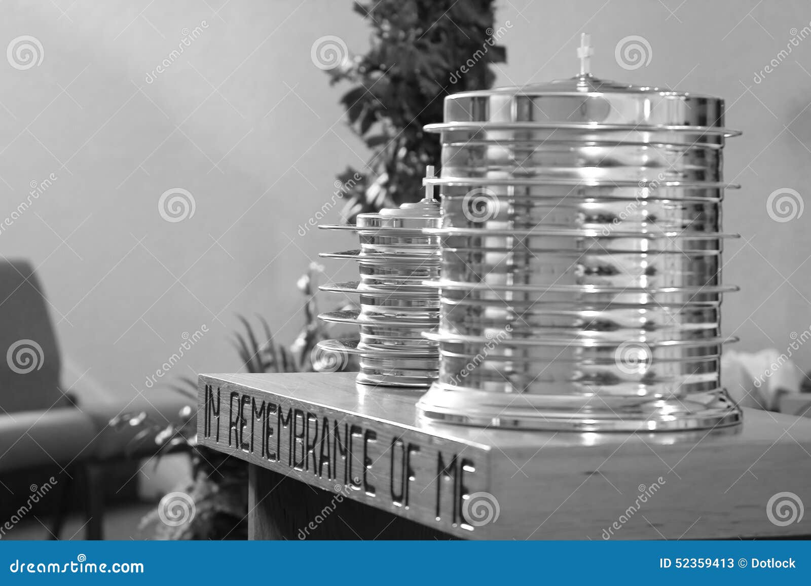 Church Communion Prepared Table Stock Image - Image of lord, tray: 52359413