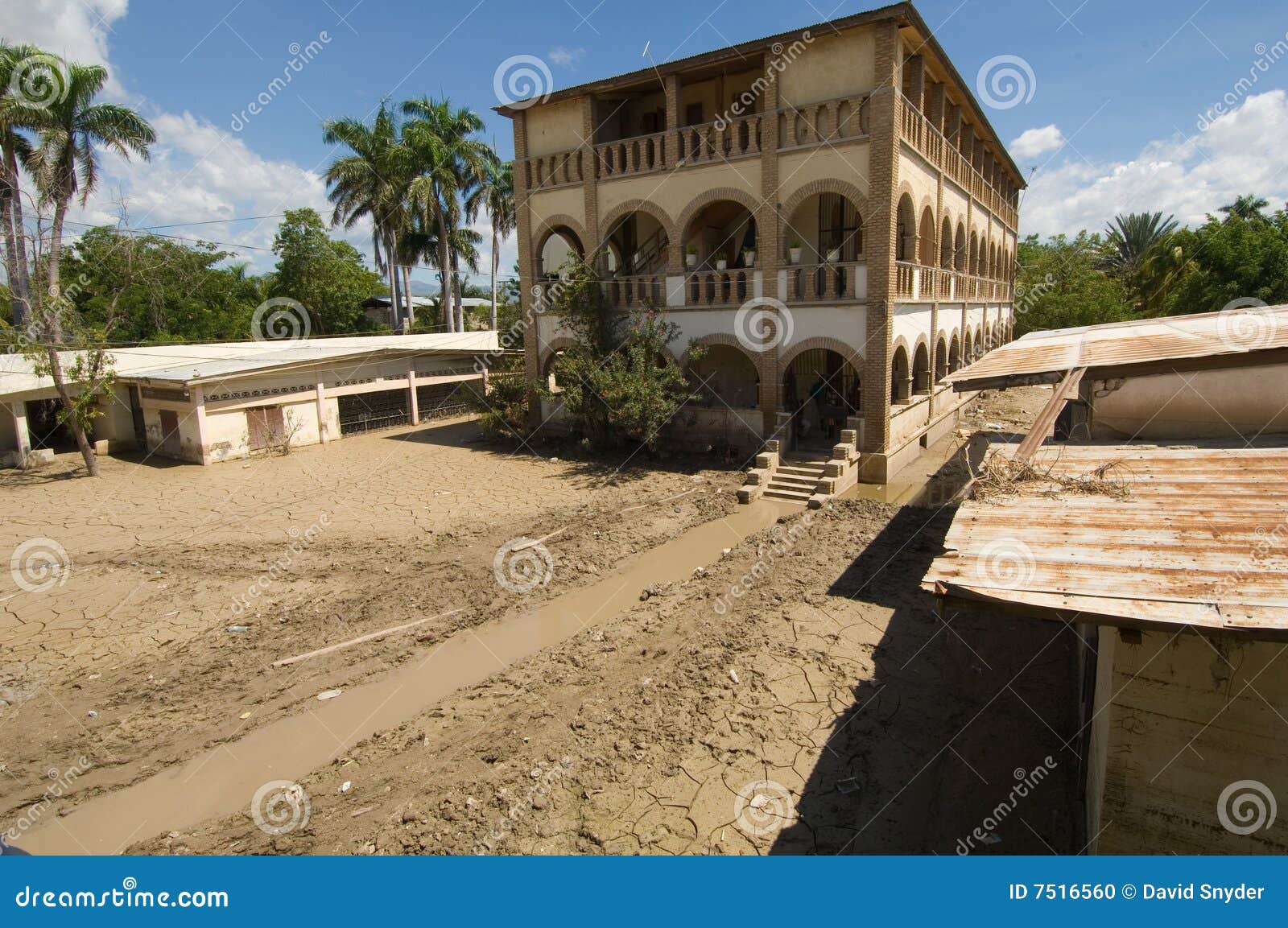 Church Compound editorial image. Image of tropical, cyclone - 7516560