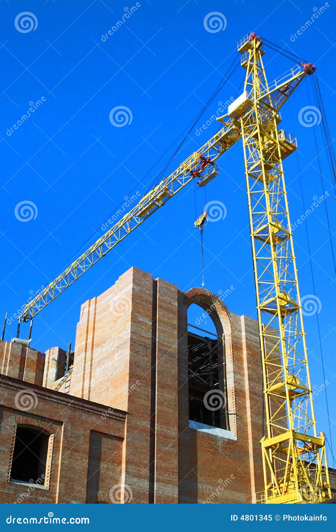 Church construction stock image. Image of stairway, hook - 4801345