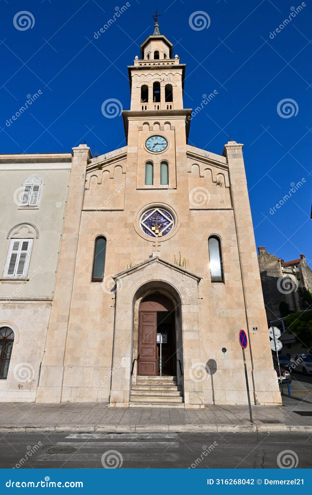 Church and Convent of Saint Francis - Split, Croatia Stock Photo ...