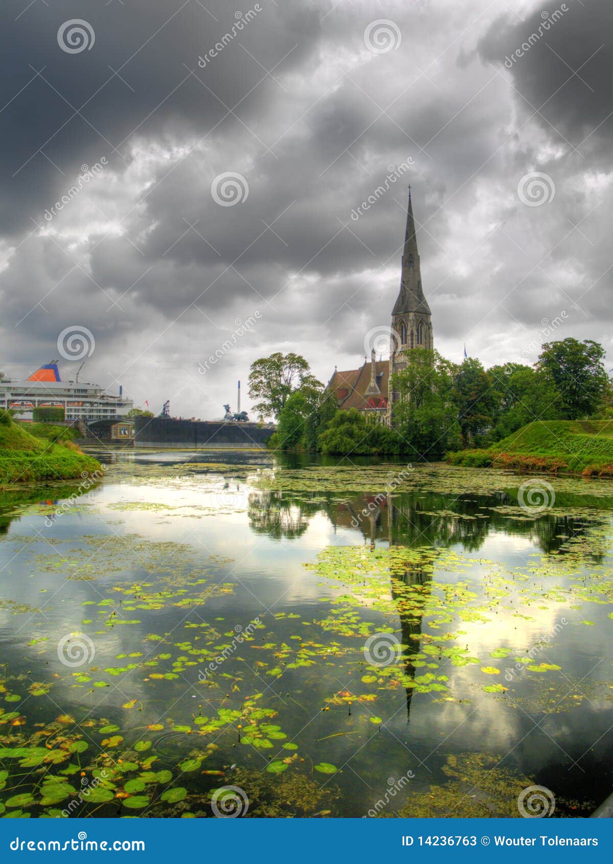 Church in Copenhagen, Denmark Stock Image - Image of denmark, catholic ...