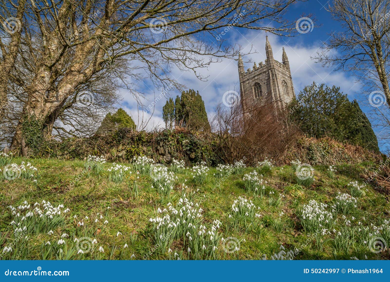 Church in cornwall stock image. Image of headstone, english - 50242997
