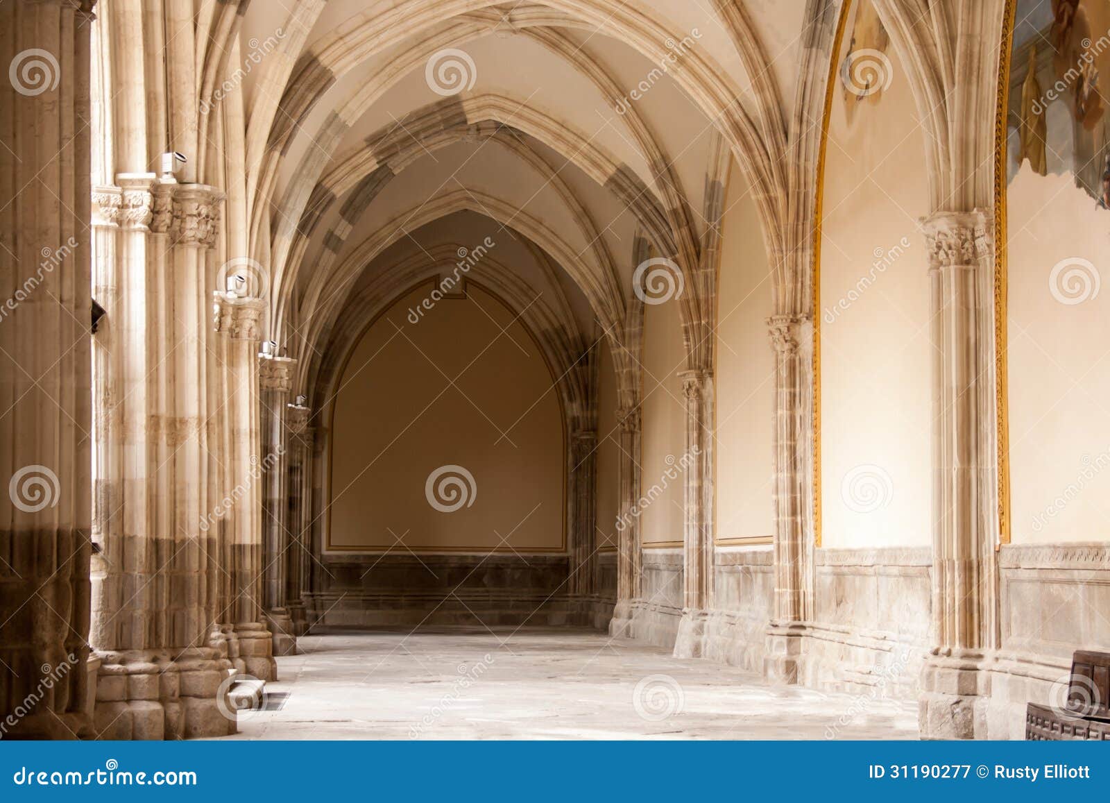 Church Corridor stock image. Image of toledo, religion - 31190277