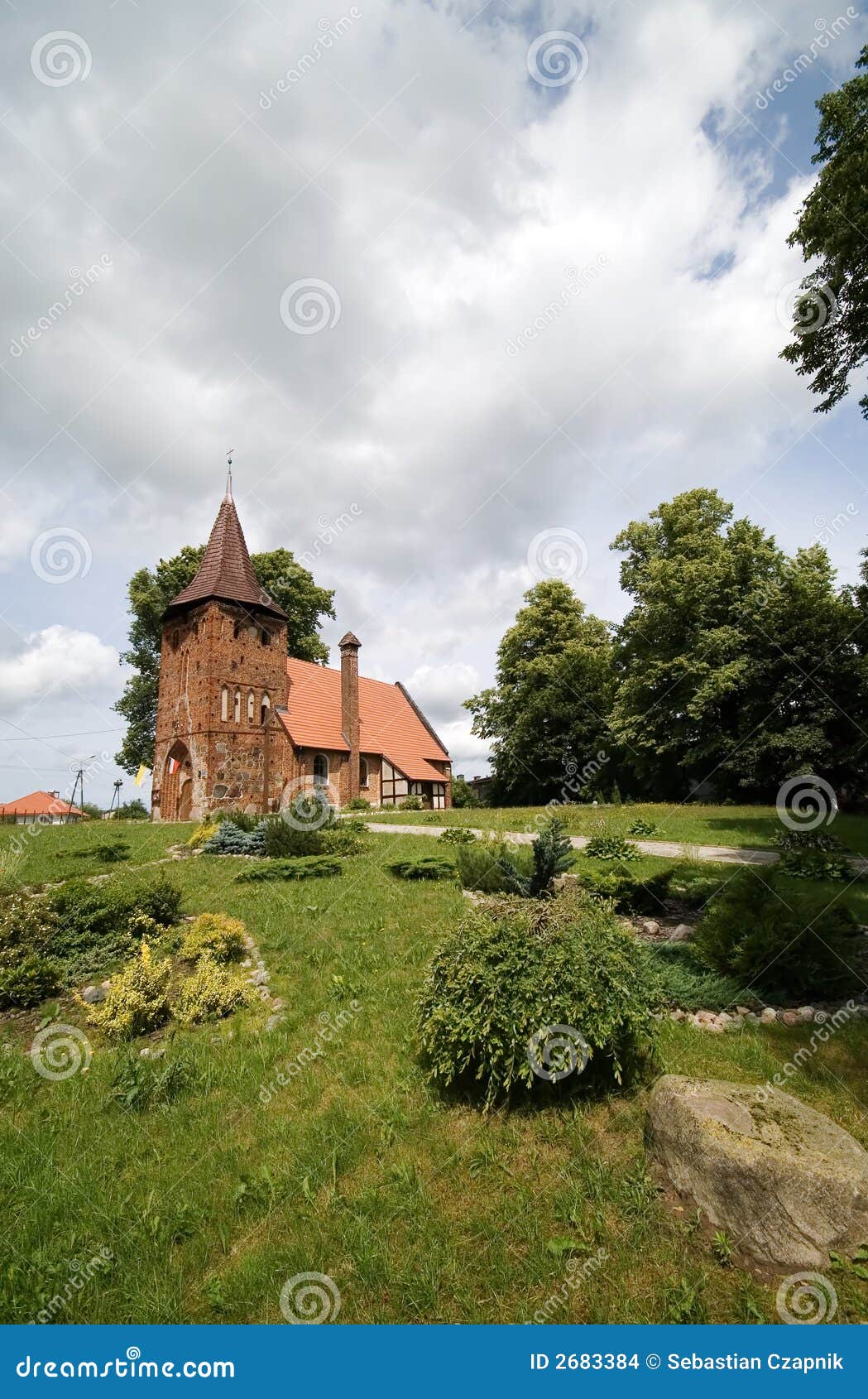 Church in countryside stock photo. Image of religious - 2683384