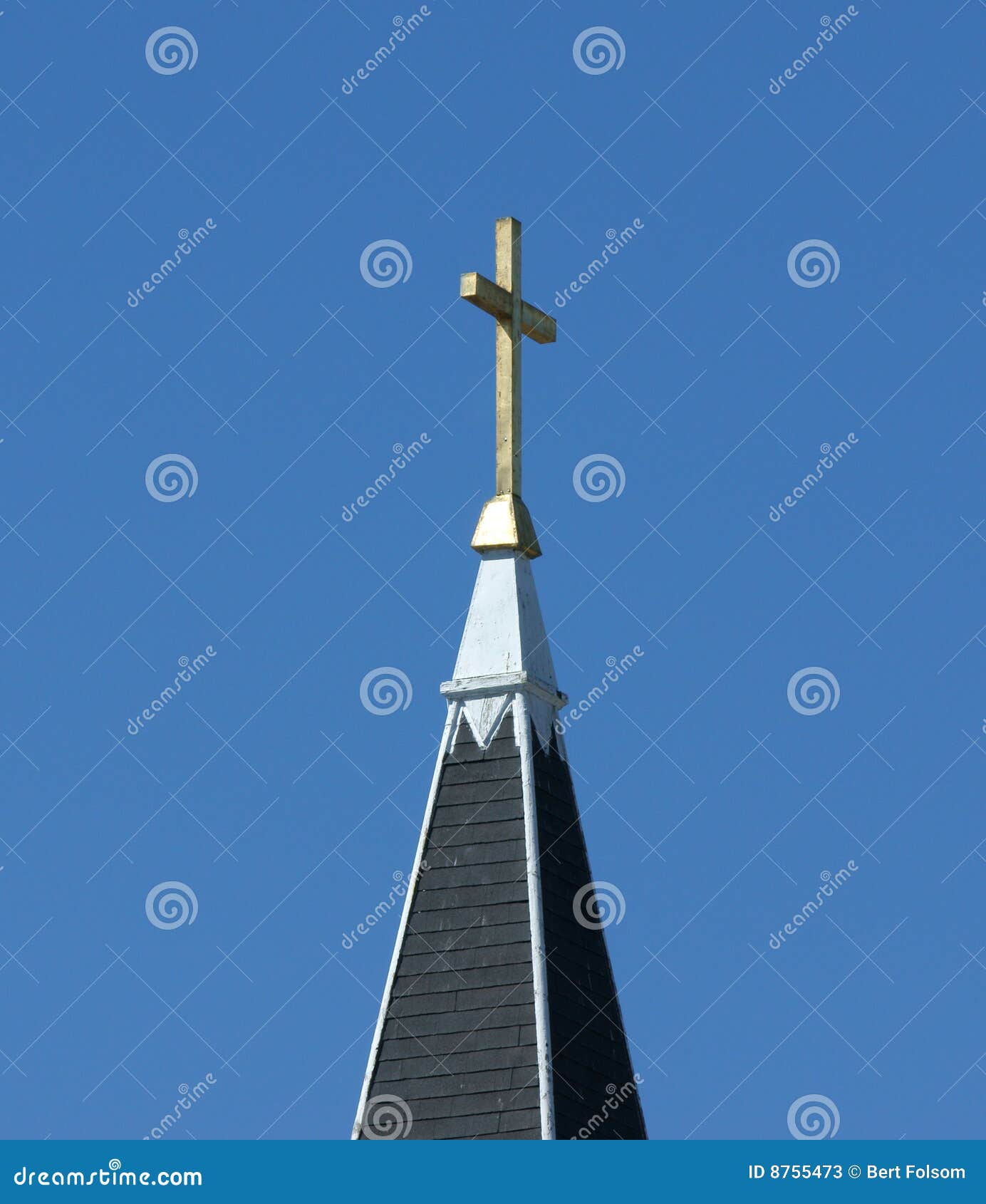 Church cross stock image. Image of steeple, hope, peace - 8755473