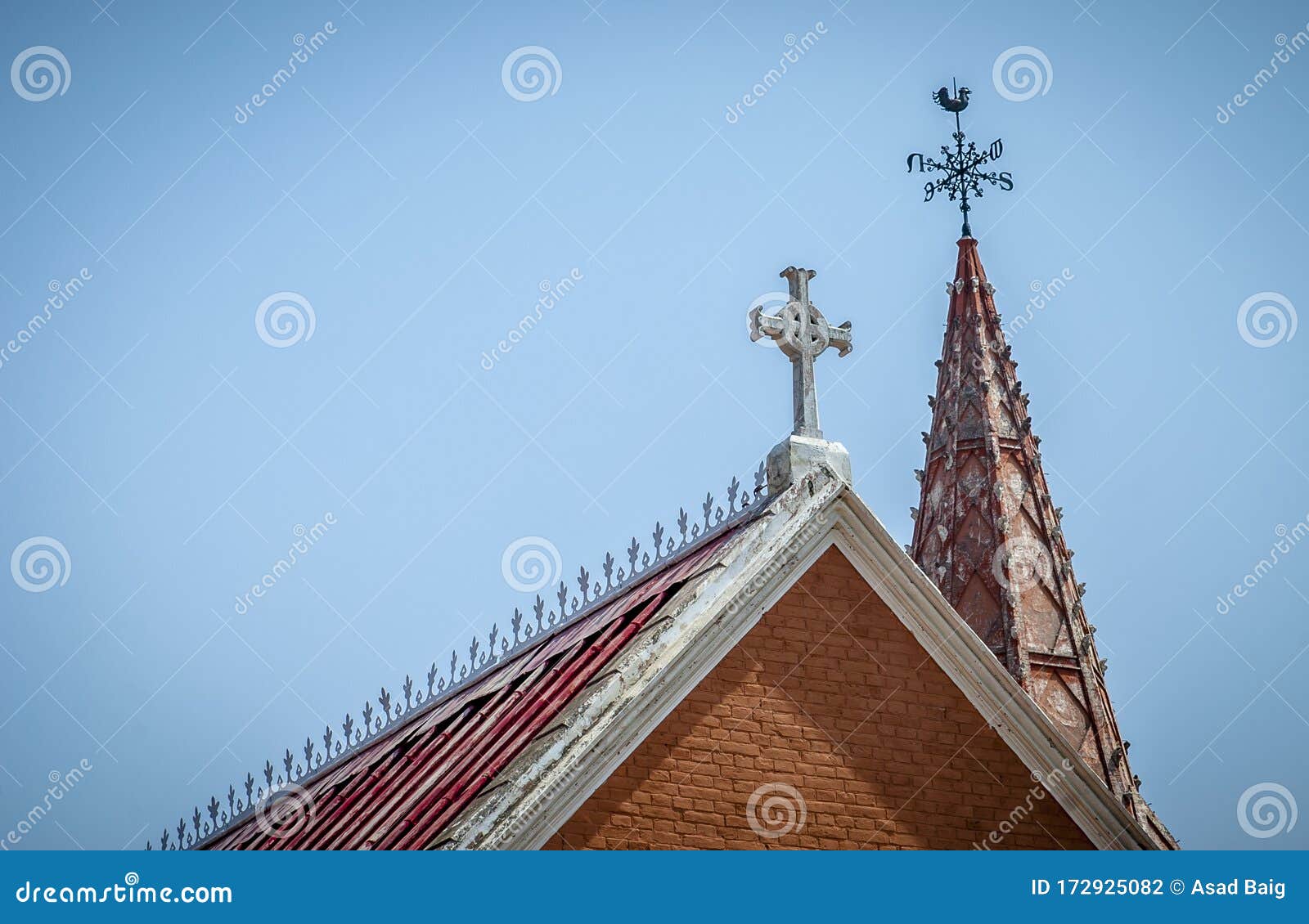 Church cross roof stock photo. Image of cross, church - 172925082