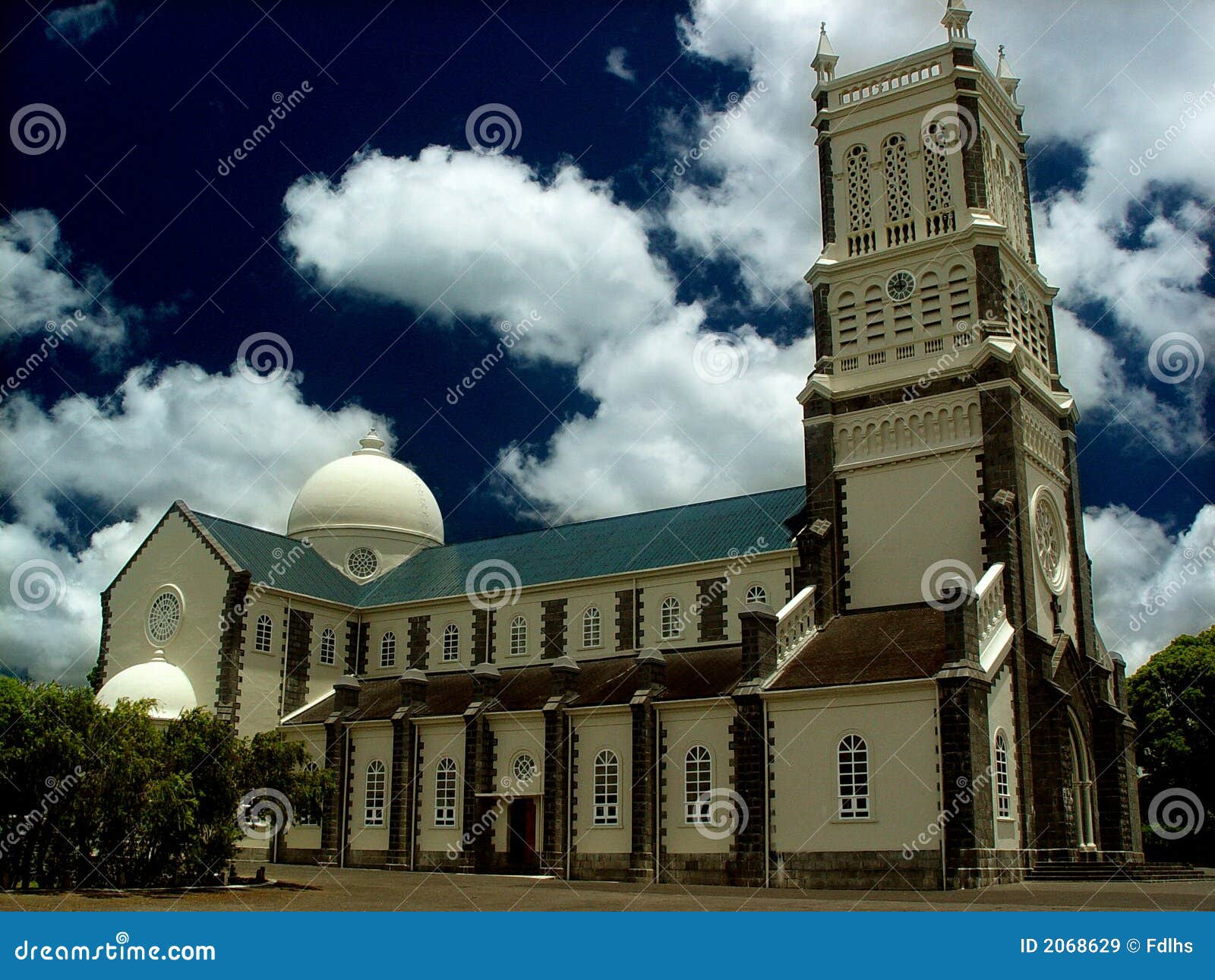 Church in Curepipe, Mauritius Stock Image - Image of religion ...