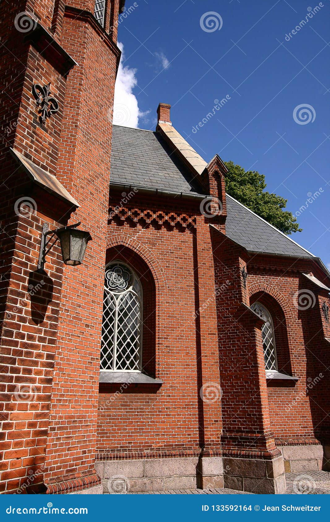 Church in Denmark stock photo. Image of rural, religious - 133592164