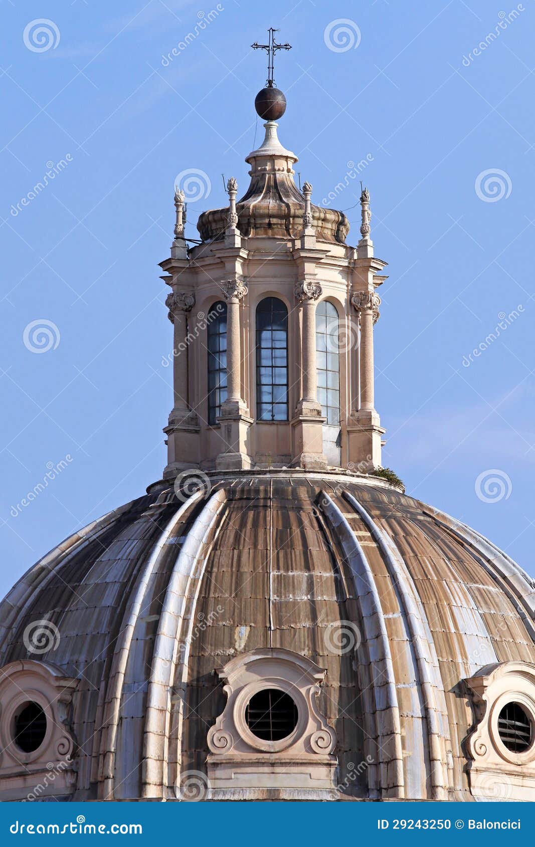 Church dome stock photo. Image of italy, dome, trajan - 29243250