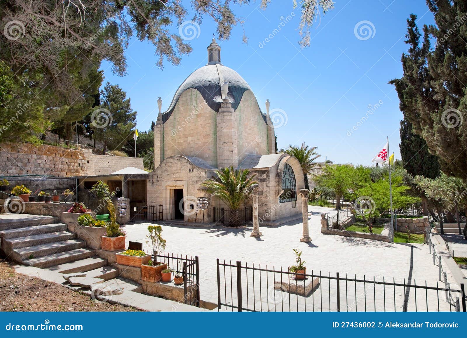 Church of Dominus Flevit. Jerusalem, Israel Stock Photo - Image of ...