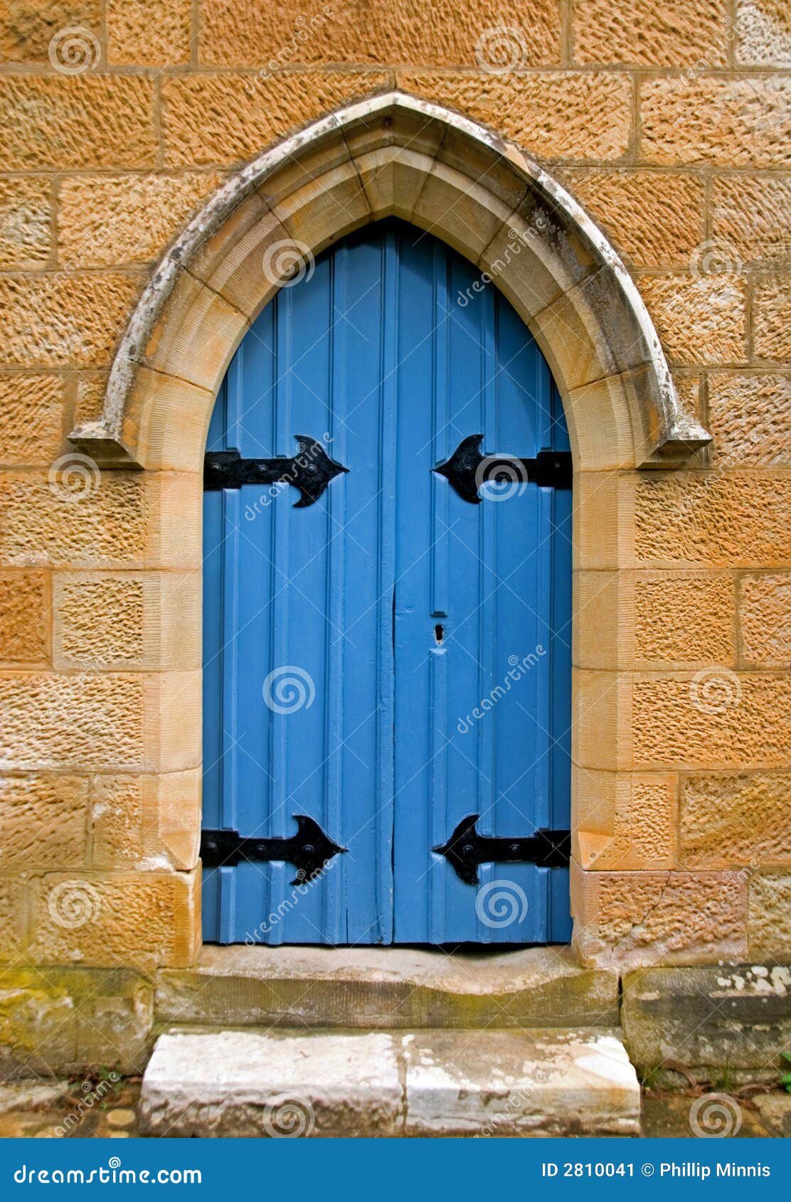 Church Door stock image. Image of tiles, wales, anglican - 2810041