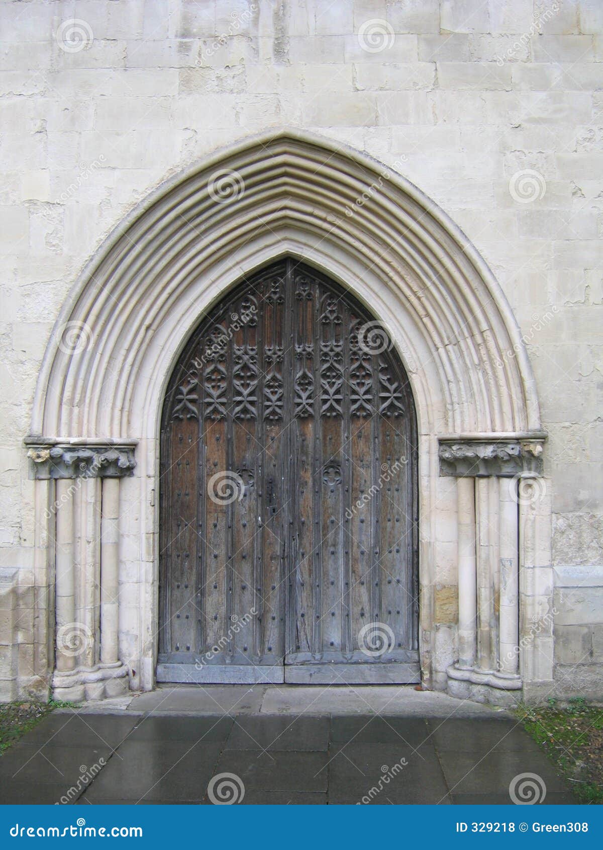 Church Door stock photo. Image of stone, wooden, carve - 329218