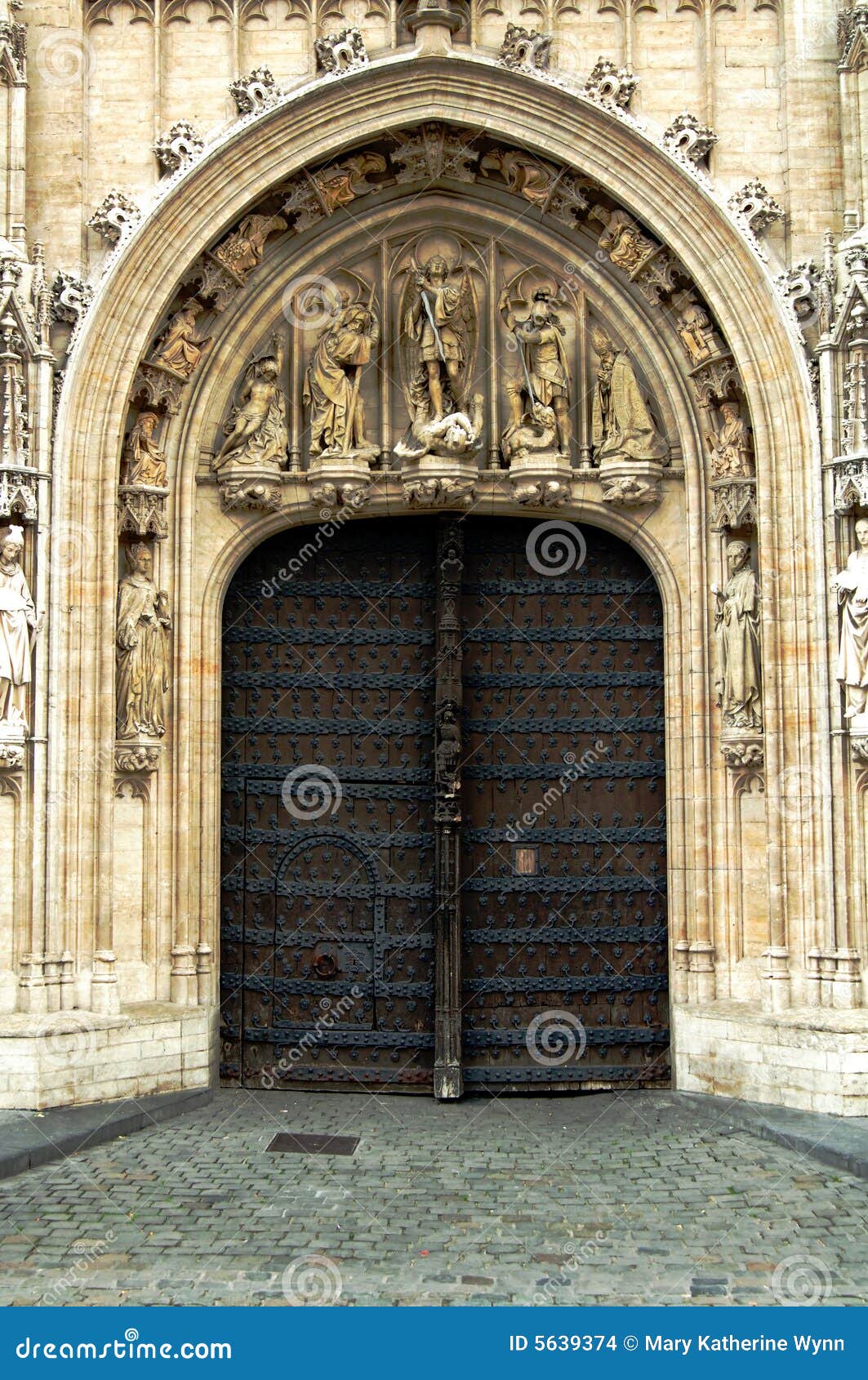 Church doors stock photo. Image of carving, entrance, closed - 5639374