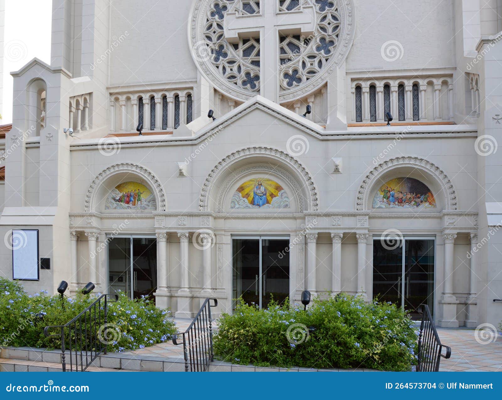 Church in Downtown Miami, Florida Stock Photo - Image of florida ...