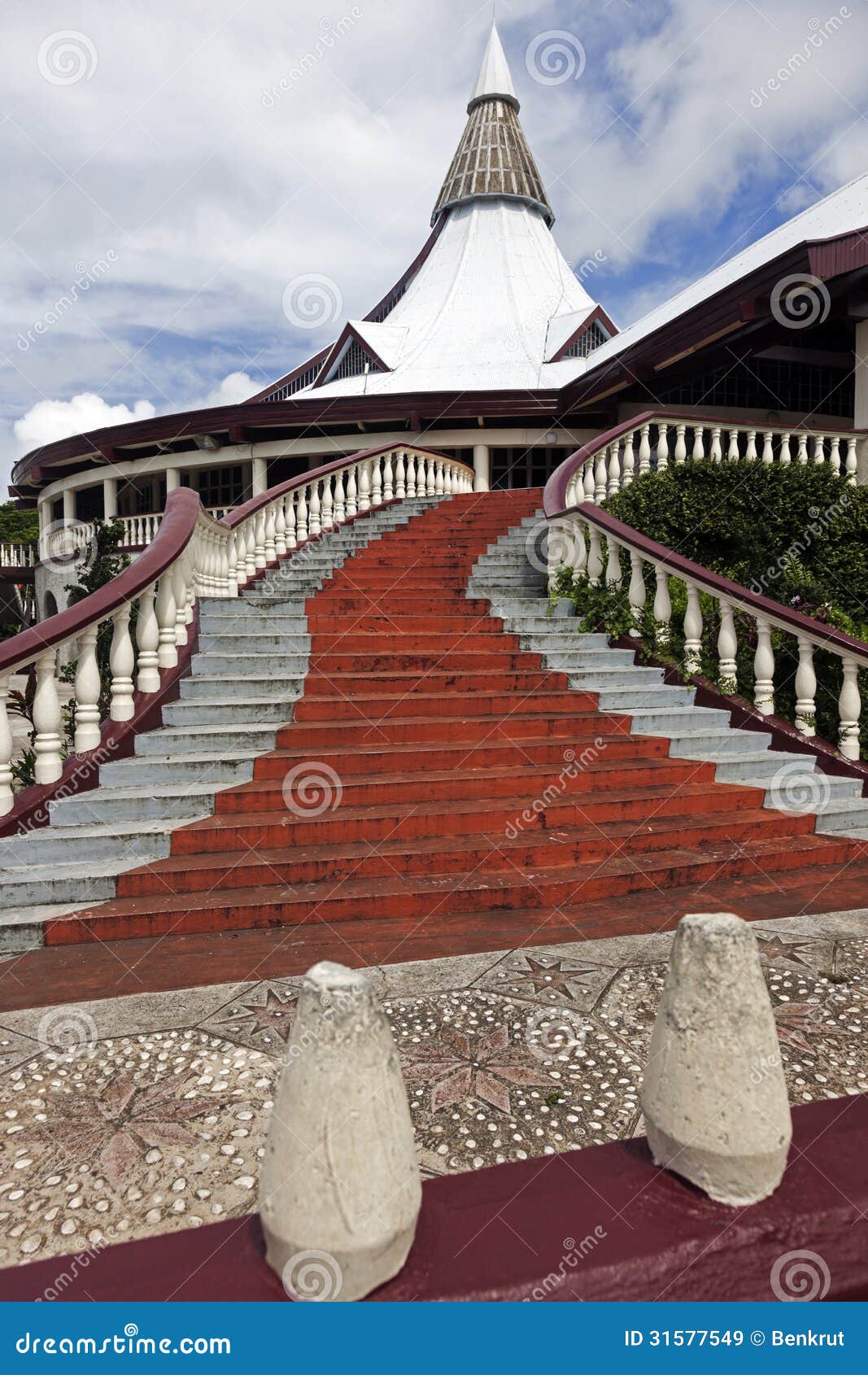 Church in Downtown of Nuku Alofa Stock Image - Image of downtown ...