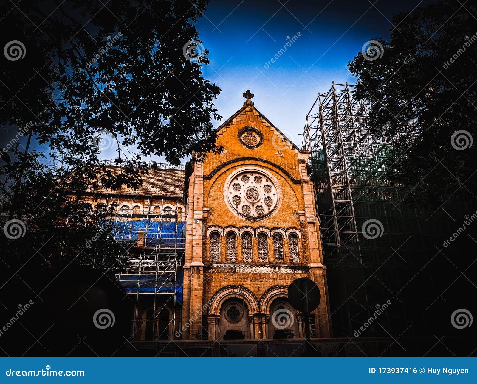 Church stock photo. Image of vietnam, ducba, city, church - 173937416