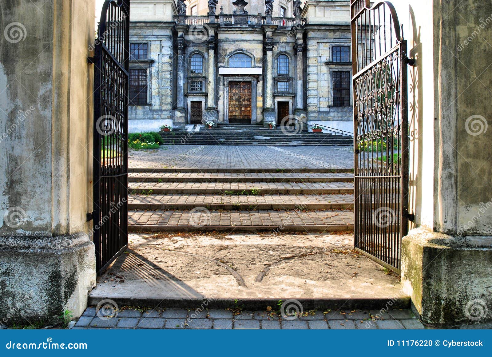 Church entrance stock photo. Image of stairs, stone, christian - 11176220
