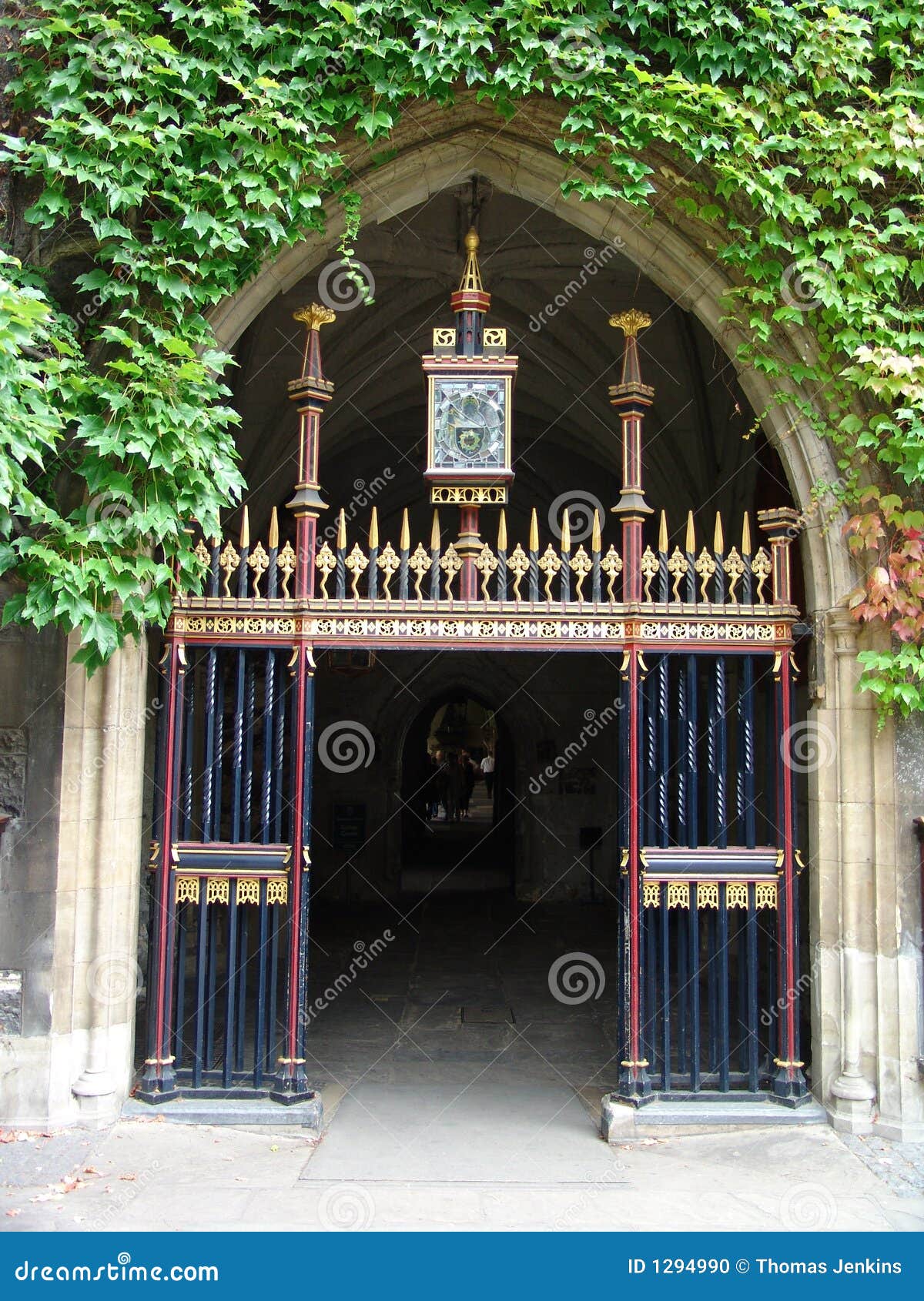 Church entrance gateway stock photo. Image of decorated - 1294990