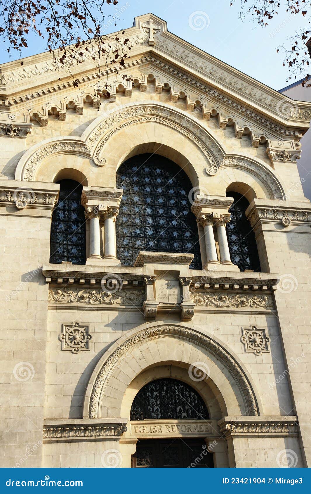 Church facade stock photo. Image of building, contemplation - 23421904
