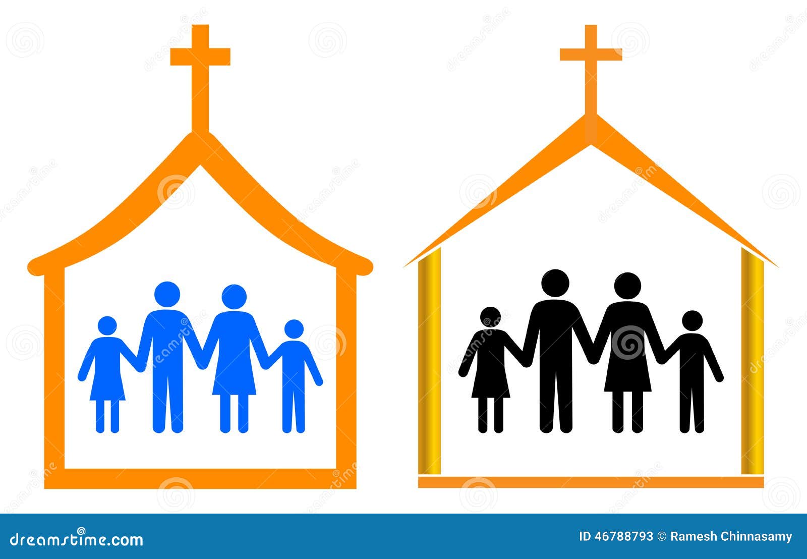 Family And Friend Clipart Church