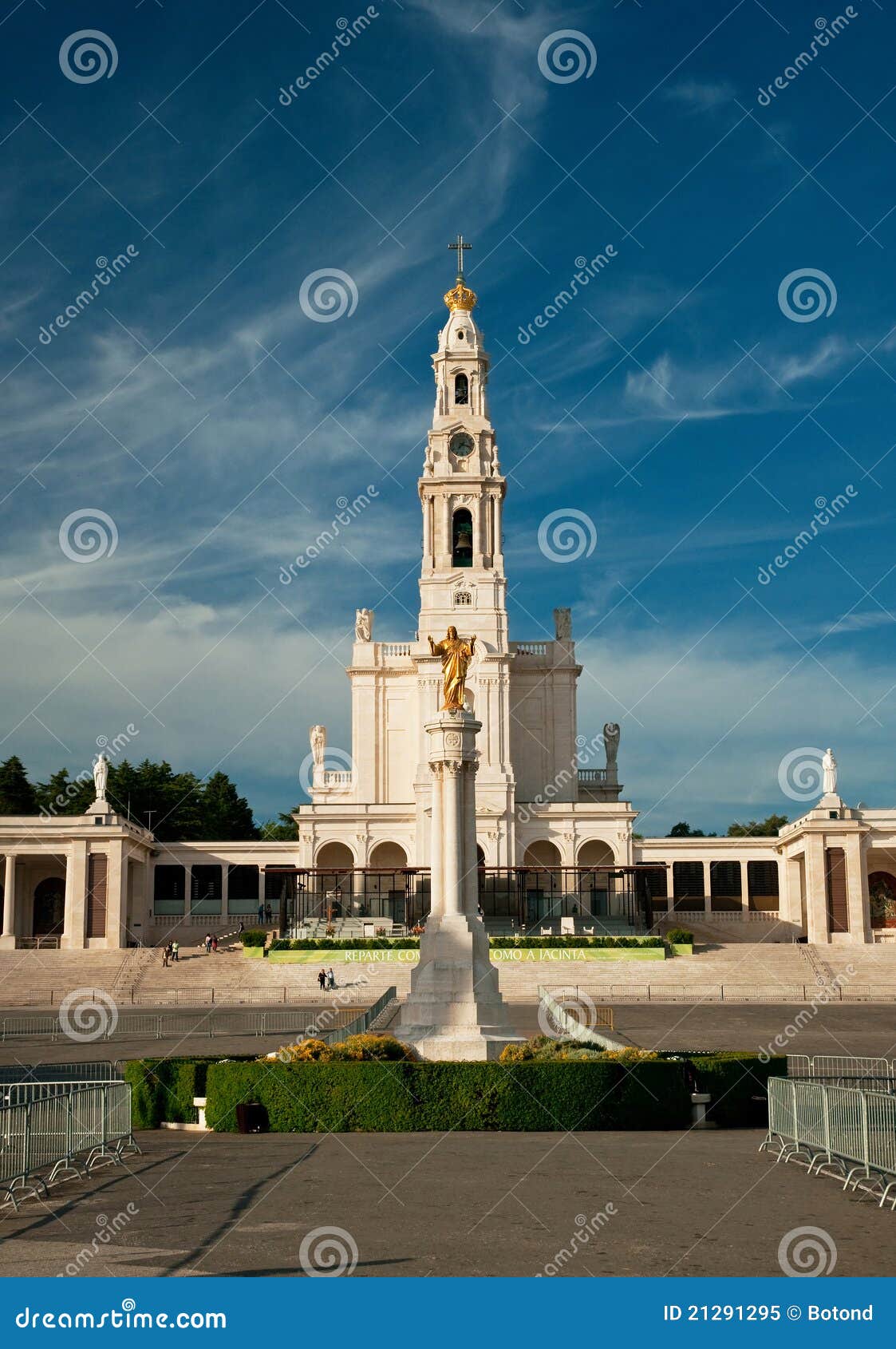 Church of Fatima stock image. Image of famous, church - 21291295
