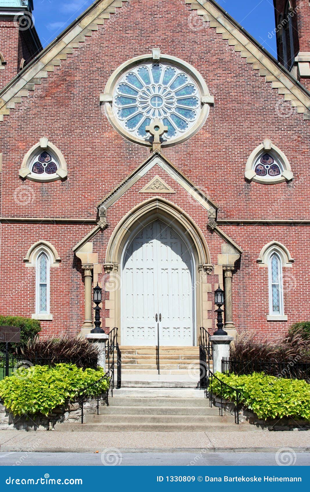 Church Front stock image. Image of building, artistic - 1330809