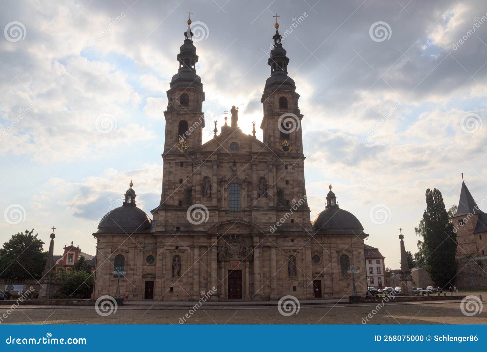 Church Fulda Cathedral the Cathedral of Christ the Saviour, Germany ...