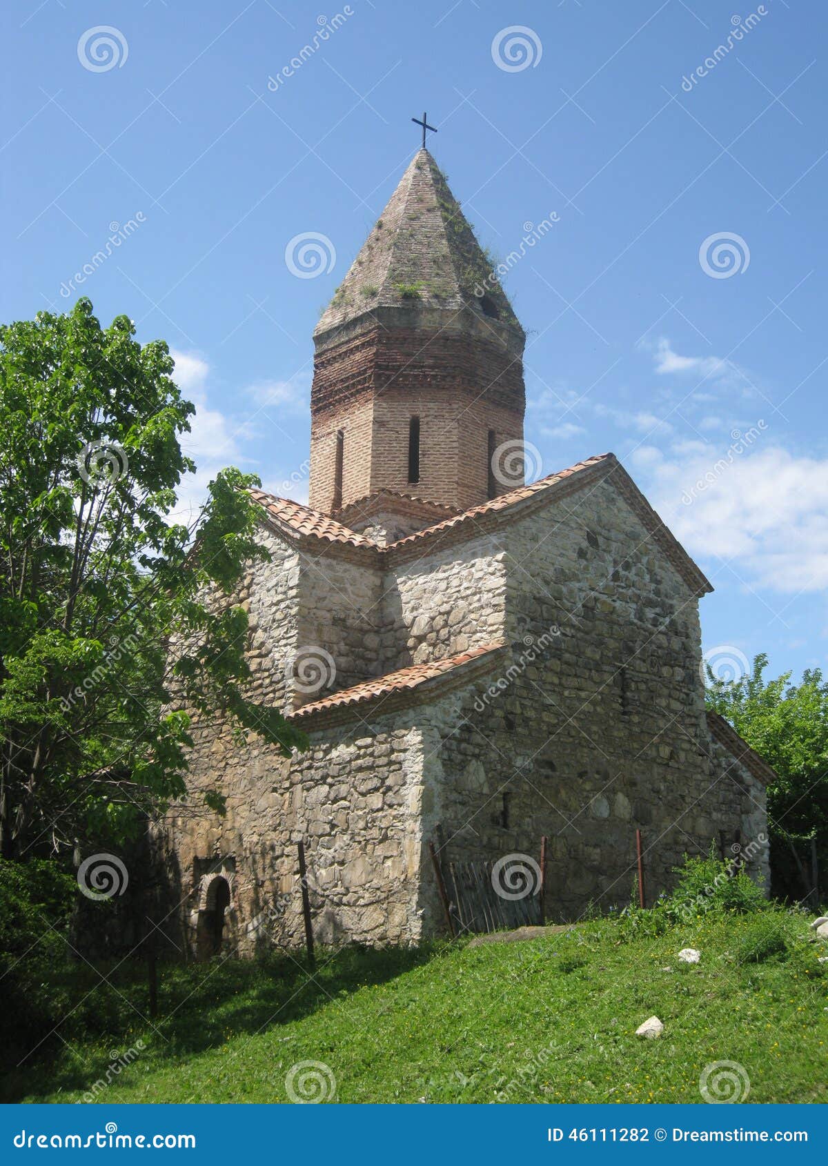 Church in Georgia stock photo. Image of nature, village - 46111282