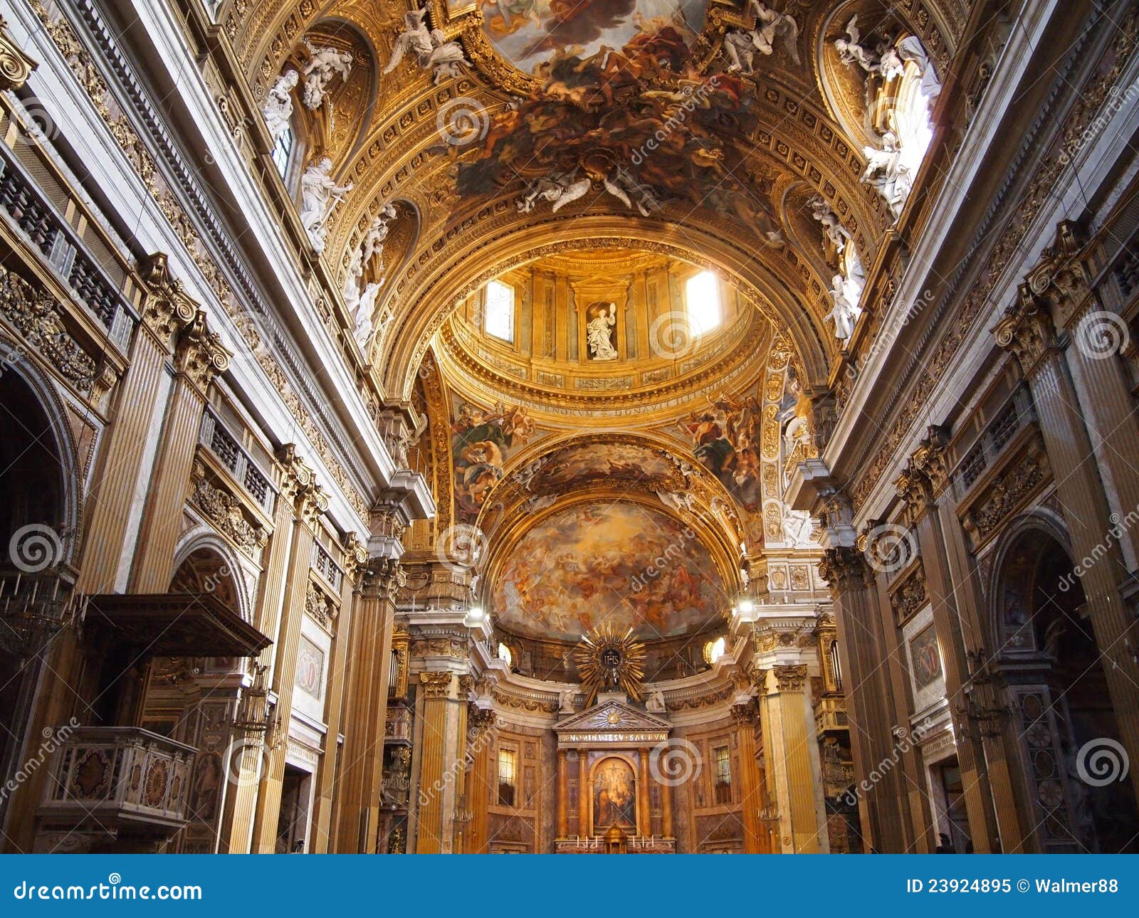 Church of the Gesu editorial image. Image of italy, gesu - 23924895