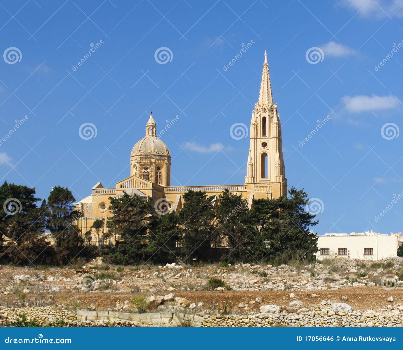 Church on Gozo, Maltese Islands Stock Photo - Image of traditional ...