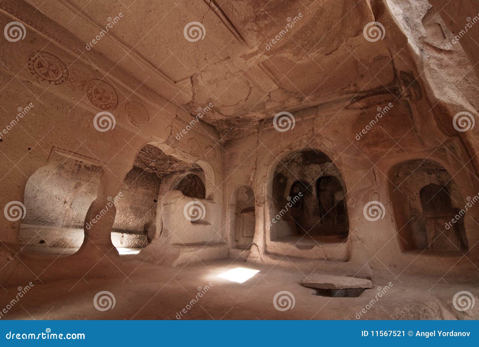 The Church with the Grape in Zelve ,cappadocia Stock Image - Image of ...