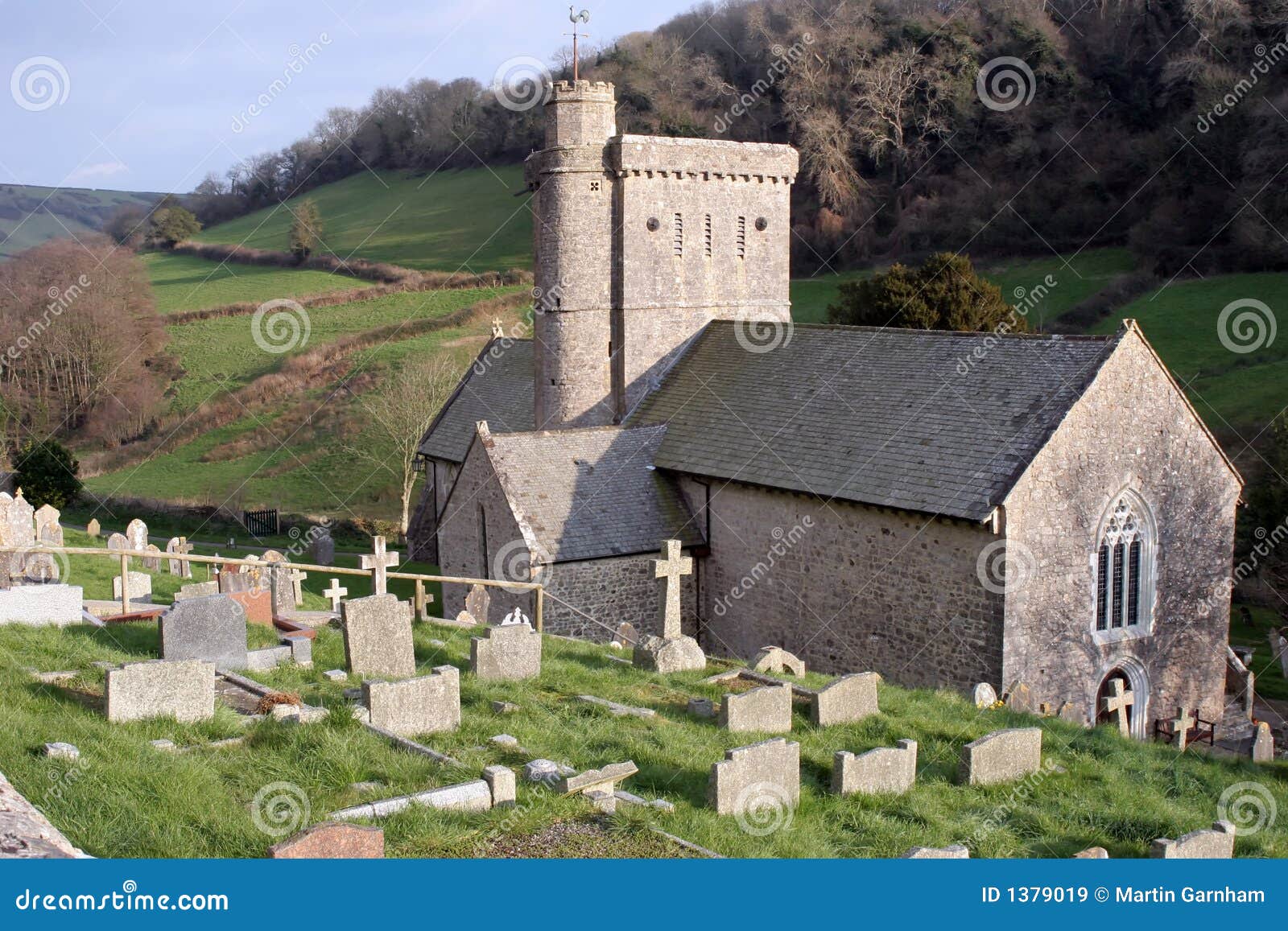 Church graveyard stock image. Image of church, countryside - 1379019