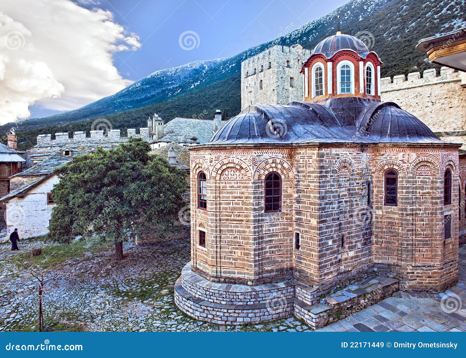 Church in the Great Lavra at Mt Athos Stock Image - Image of eternity ...