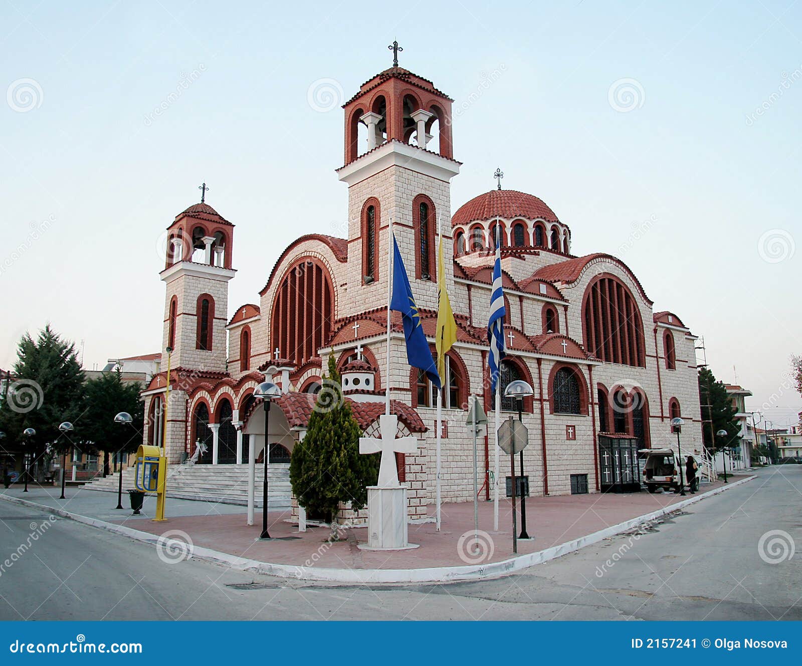 Church in Greece stock image. Image of celebration, holiday - 2157241