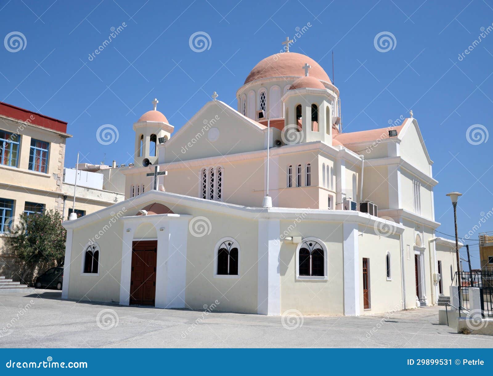 Church in Greece stock image. Image of church, greece - 29899531